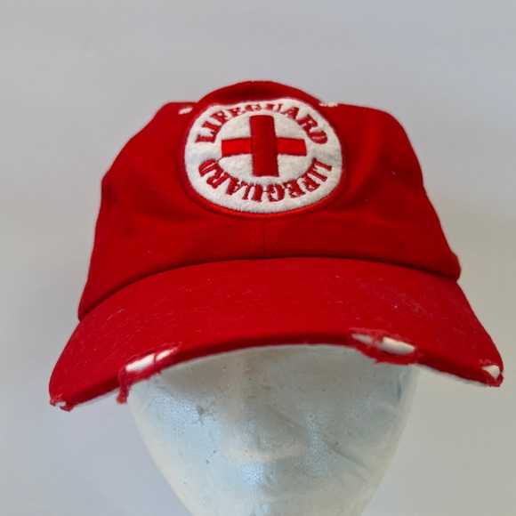 Accessories | Lifeguard Red Distressed Hat Unisex | Poshmark
